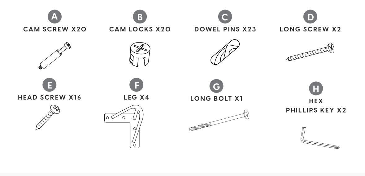 MIL-CTBL-G-Full Hardware – Milliard Parts