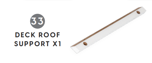 MIL-DLHS-LG (33) Deck Roof Support – Milliard Parts