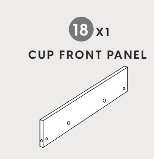 MIL-ART-B (18) Cup Front Panel – Milliard Parts