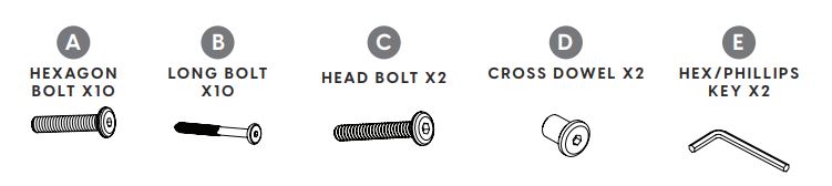 MIL-ODC-S Full Hardware Set – Milliard Parts