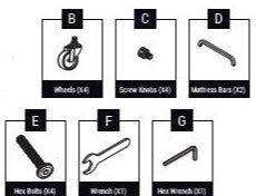 MIL-CFB-L-A (B-G) Full Hardware Set – Milliard Parts