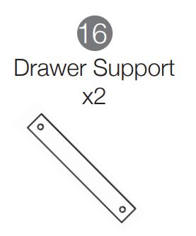 MIL-DSK-1 (16) Drawer Support – Milliard Parts